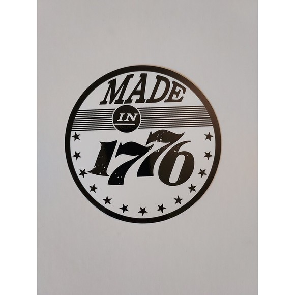 Unbranded | Other | Made In 776 Round Sticker Decal 4 Patriotic Usa ...